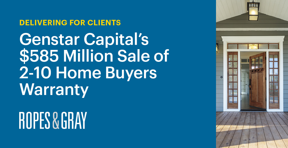 Genstar Capital Sells 2-10 Home Buyers Warranty for $585 Million | News ...